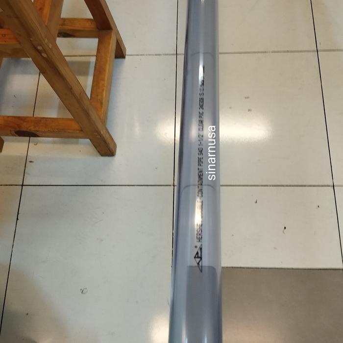 Jual Pipa PVC Transparan 1 1/2 " inchi - Pipa PVC Clear - Bening ...