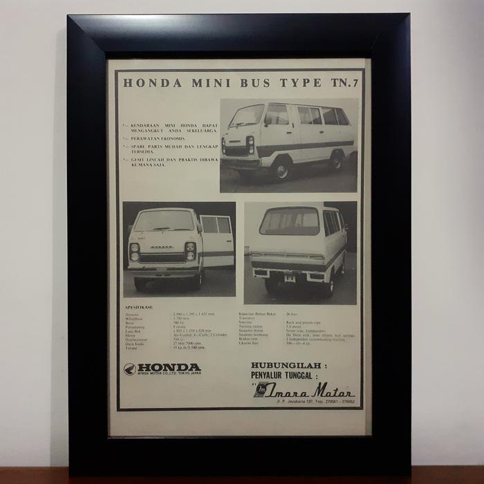 Jual Iklan Jadul HONDA Mini Bus TN 7 Wall Decor Mobil TN7 Tua Antik ...