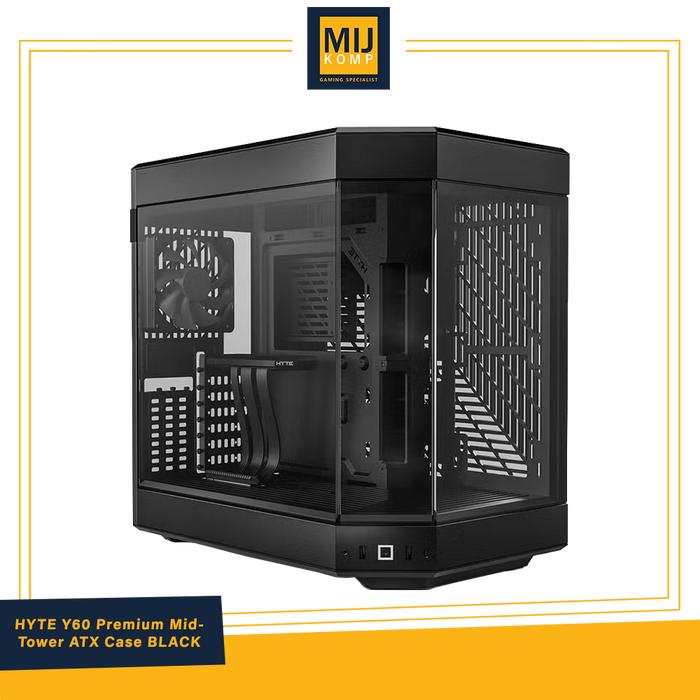 Jual CASE CASING PC HYTE Y60 - Premium Mid-Tower ATX BLACK - Kota Medan ...