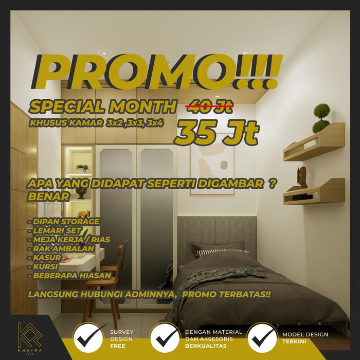 Jual PROMO !!! Interior Kamar Set , Lemari , Dipan , Meja Rias Custom ...