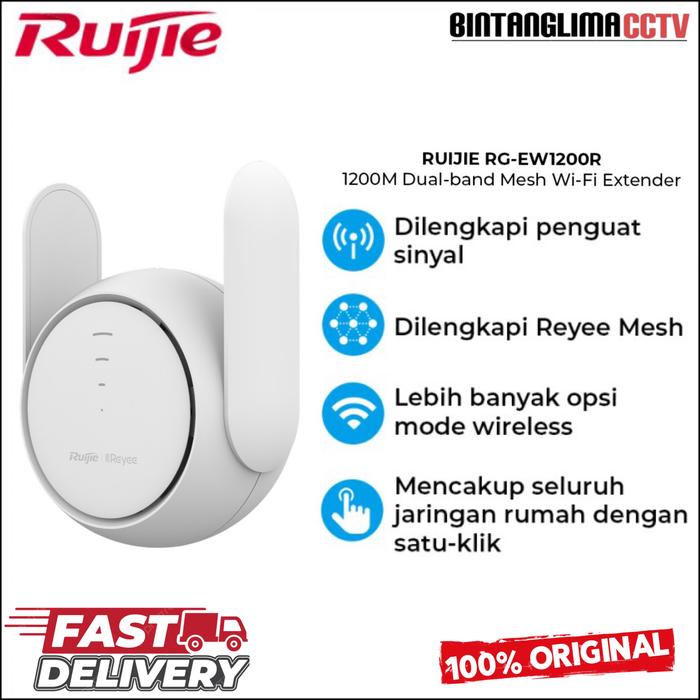 Jual Ruijie RG-EW1200R 1200M Dual band Mesh WiFi Extender - Jakarta ...