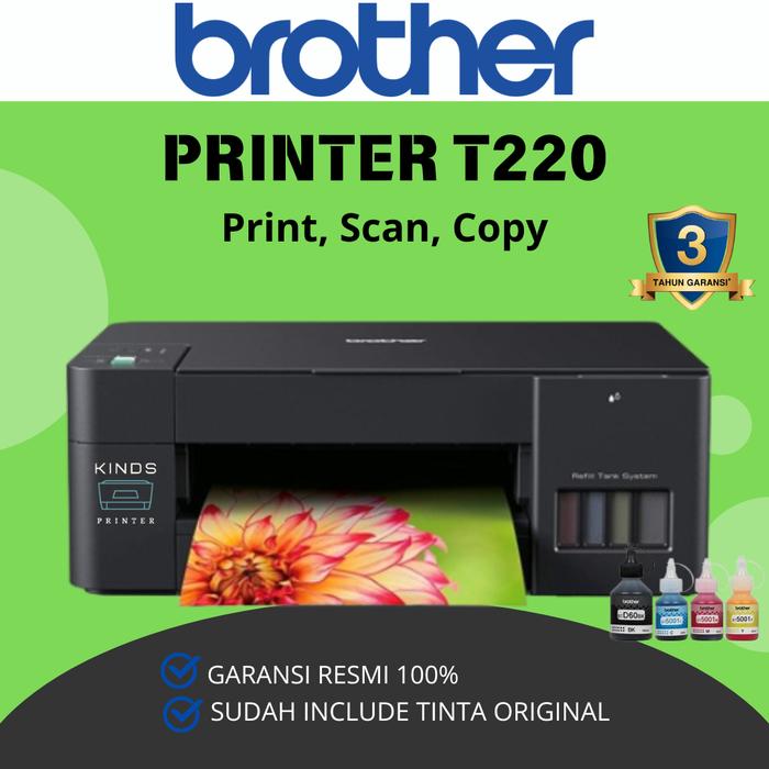 Jual Brother Printer DCP-T220 Ink Tank Printer - All in One - Jakarta ...
