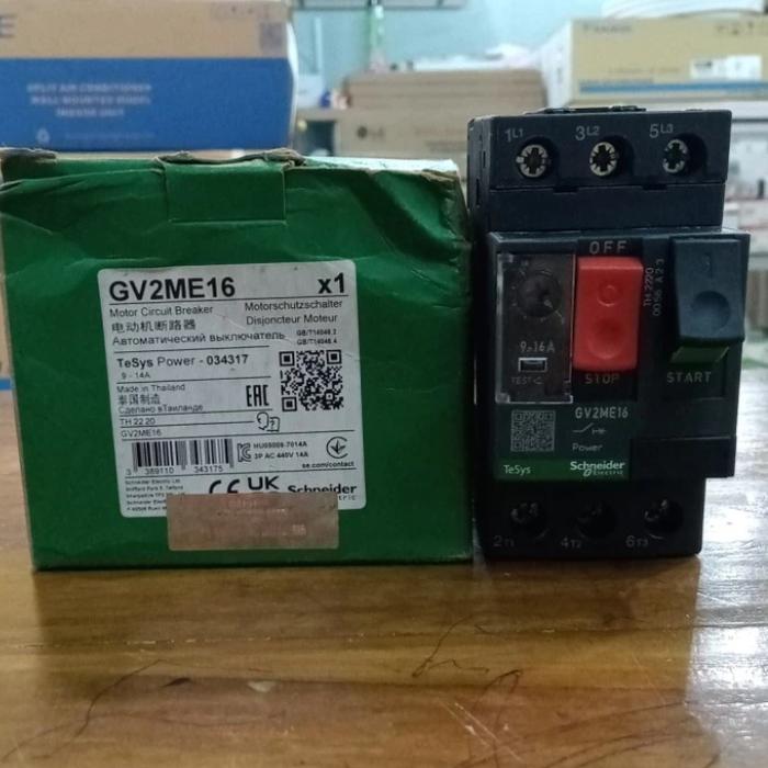 Jual Motor Circuit Breaker GV2ME16 Original Baru Schneider - Jakarta ...