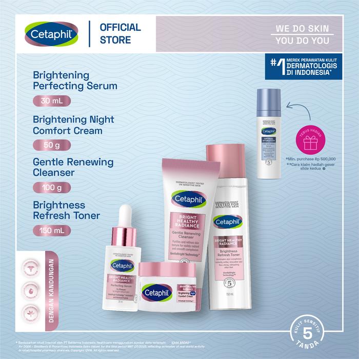 Promo CETAPHIL BRIGHT HEALTHY RADIANCE NIGHT PACKAGE Cicil 0% 3x - Kota ...