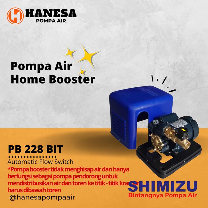 Jual Shimizu PB 228 BIT Pompa Booster Otomatis - NON KABEL - Kota ...