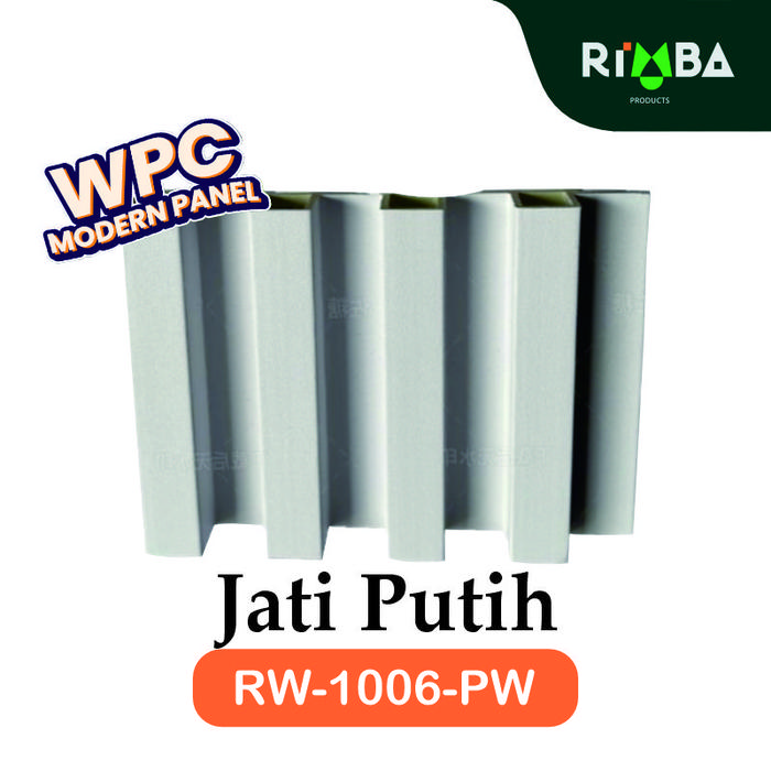 Jual Rimba WPC Modern Wall Panel RW-1006-PW Jati Putih - Kota Bogor - Toko BIA (Bhanumitra Indo ...