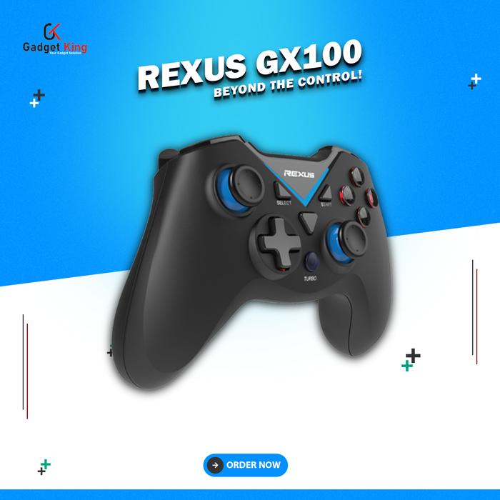Jual Rexus Gladius GX100 Gamepad Wireless Stick Gaming Android PC ...