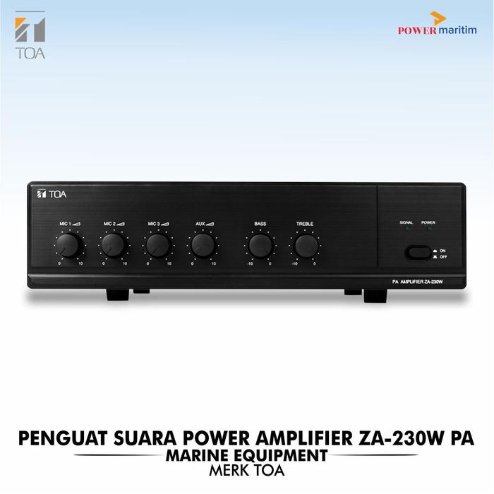 Jual Penguat Suara Amplifier Merk Toa ZA-230 PA Ampli 220v 30w Original Toa - Kota Surabaya ...