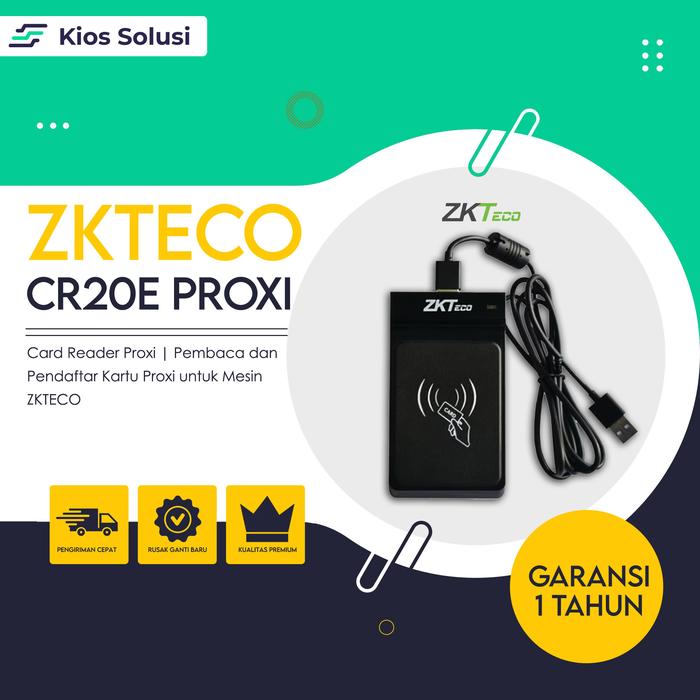 Jual Card Reader ZKTECO CR20 Proxi | Pembaca Kartu RFID Frekuensi 125 Khz | Untuk Mendaftarkan ...