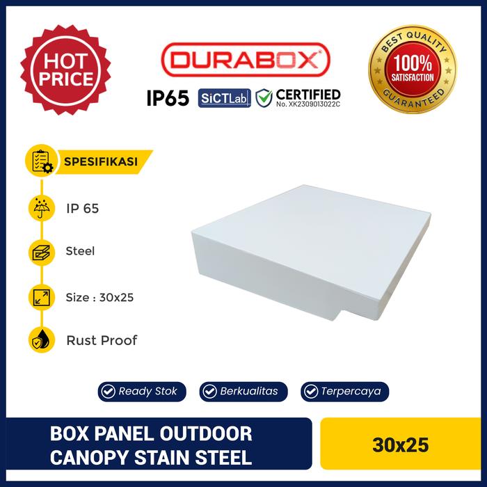 Promo Topi box panel listrik 30x25 Durabox - Box Panel Outdoor Canopy ...