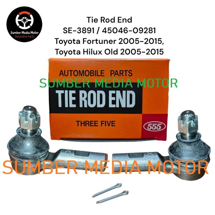 Jual 555 Tie Rod End SE-3891 / 45046-09281 Toyota Fortuner Old 2005 ...