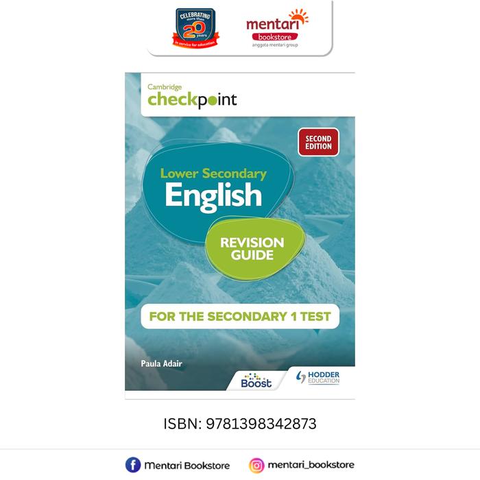 Jual Hodder Cambridge Checkpoint Lower Secondary Revision Guide Test ...