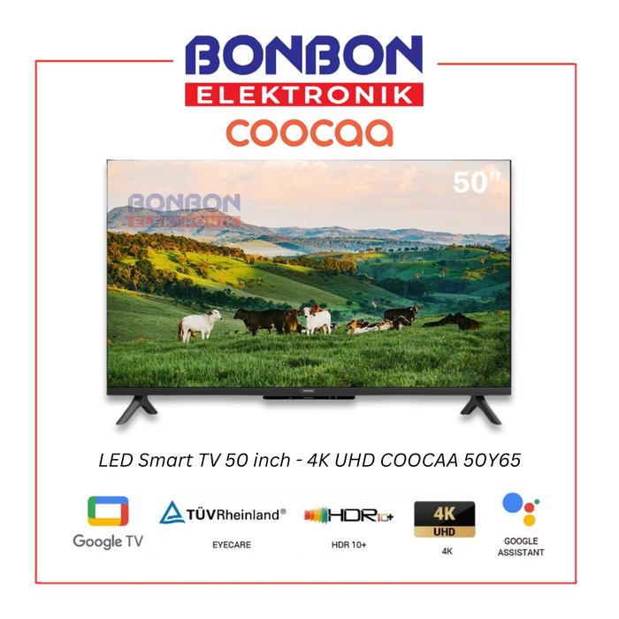 Promo COOCAA LED Smart TV 50 inch 50Y65 - 4K UHD-Dolby Audio Y65 Series Cicil 0% 3x - Jakarta ...