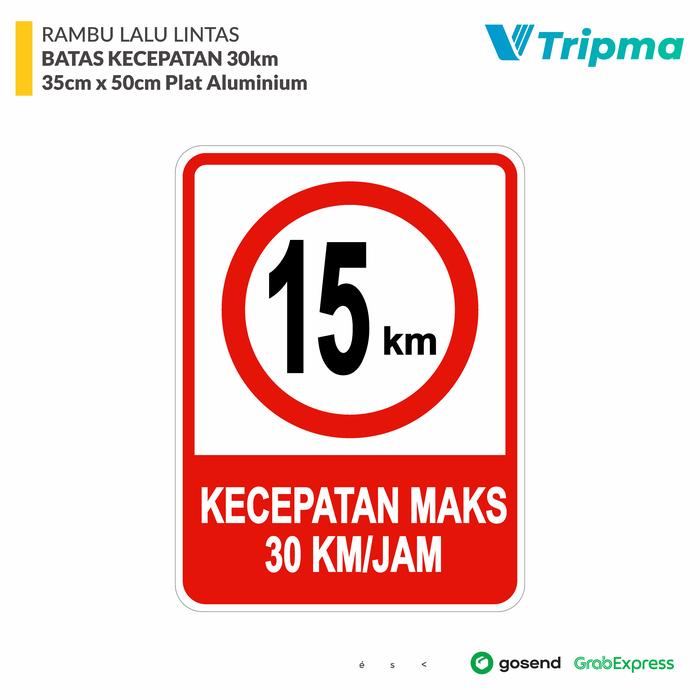 Jual Rambu - rambu Lalu Lintas Batas Kecepatan 15 km/Jam - Kota Bandung ...