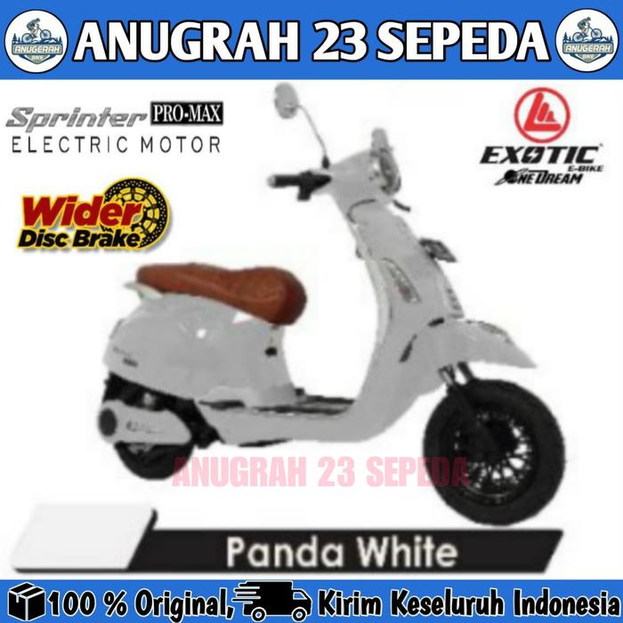 Jual Sepeda Motor Listrik PACIFIC SPRINTER PRO MAG 1200 Watt Electric E ...