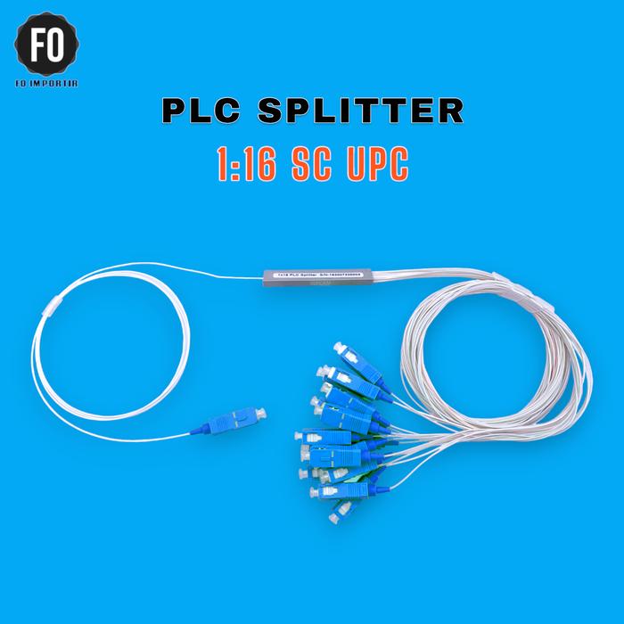 Jual Passive splitter PLC 1x16 SC UPC / pasif spliter PLC 1:16 SC UPC ...