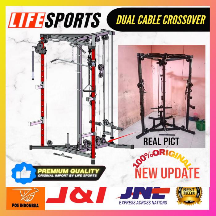 Jual dual cable crossover machine-lifesports(original)dual cable ...