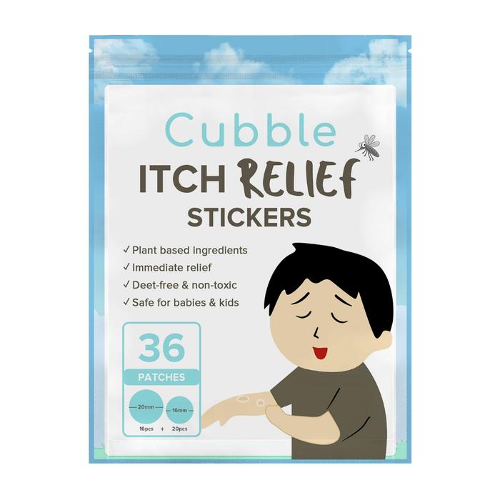 Jual Import Cubble Itchy Relief Sticker 36s Stop gatal dari nyamuk ...