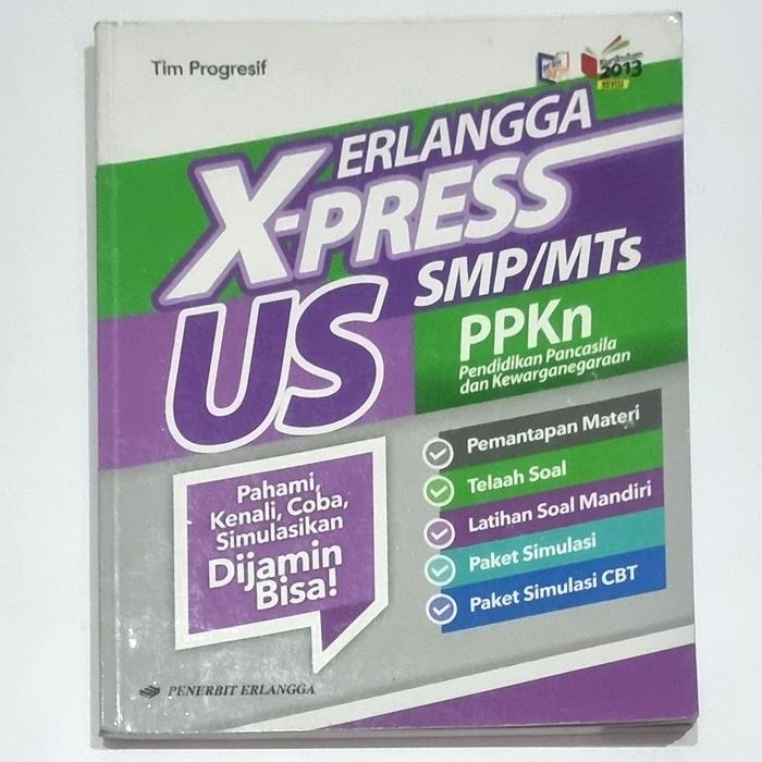 Jual Xpress US SMP / MTs PPKn Erlangga Revisi 2013 Original X-press US SMP 3 PPKN pendidikan ...