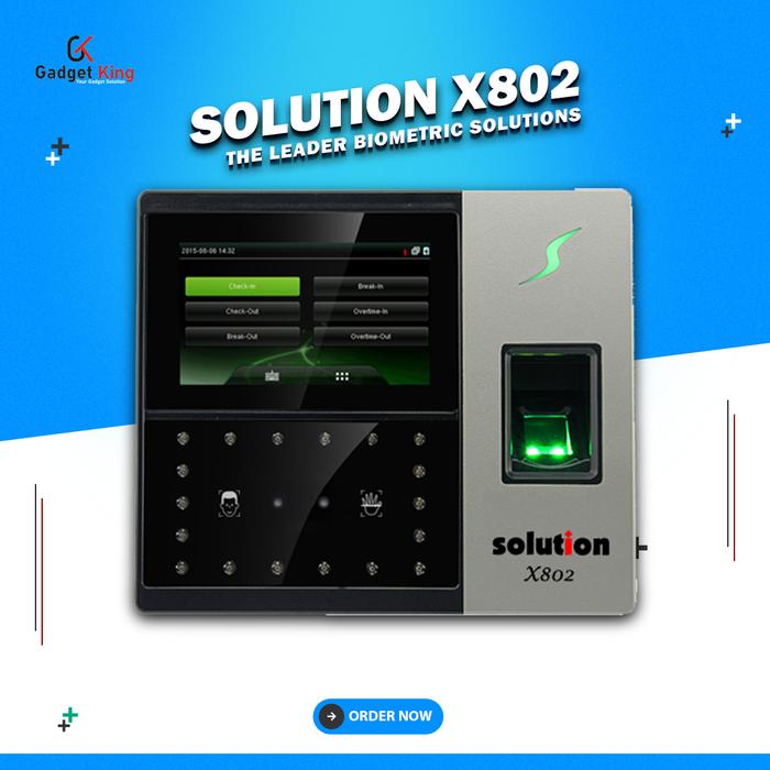 Jual Solution X802 Fingerprint Mesin Absensi Alat Absen Sidik Jari ...