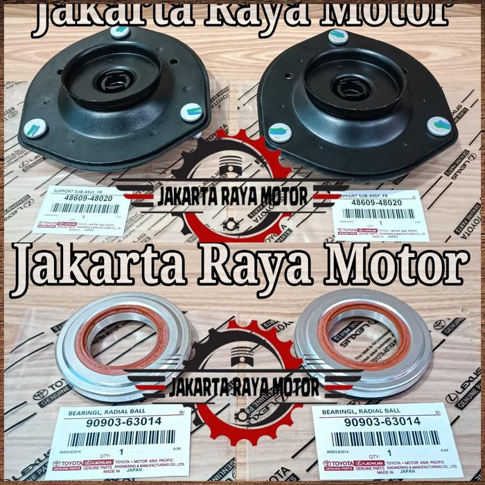 Jual Support Shock Depan + Bearing Alphard Anh10 Camry Acv30 Harrier ...