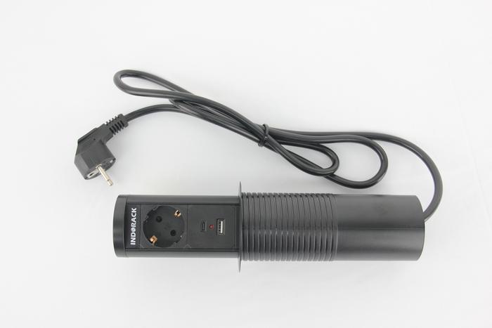 Jual INDORACK Power Socket Stop Kontak Meja Colokan Tanam Meja Stop ...