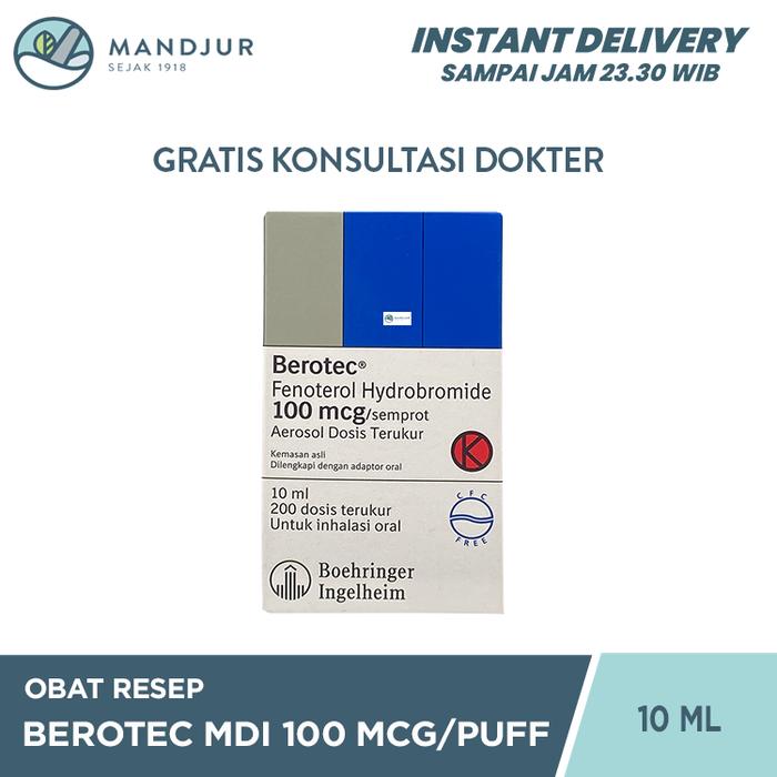 Jual Berotec MDI 100 mcg/Puff 10 ml / Fenoterol / Asma / Paru / Ppok ...