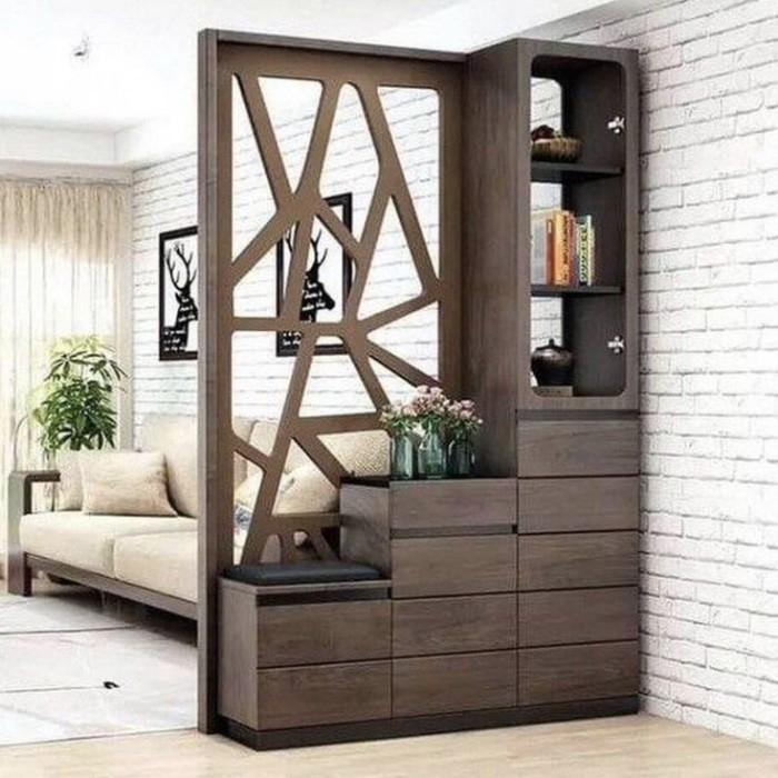 Jual pembatas ruangan lemari sekat laci kayu jati solid - Kab. Jepara ...