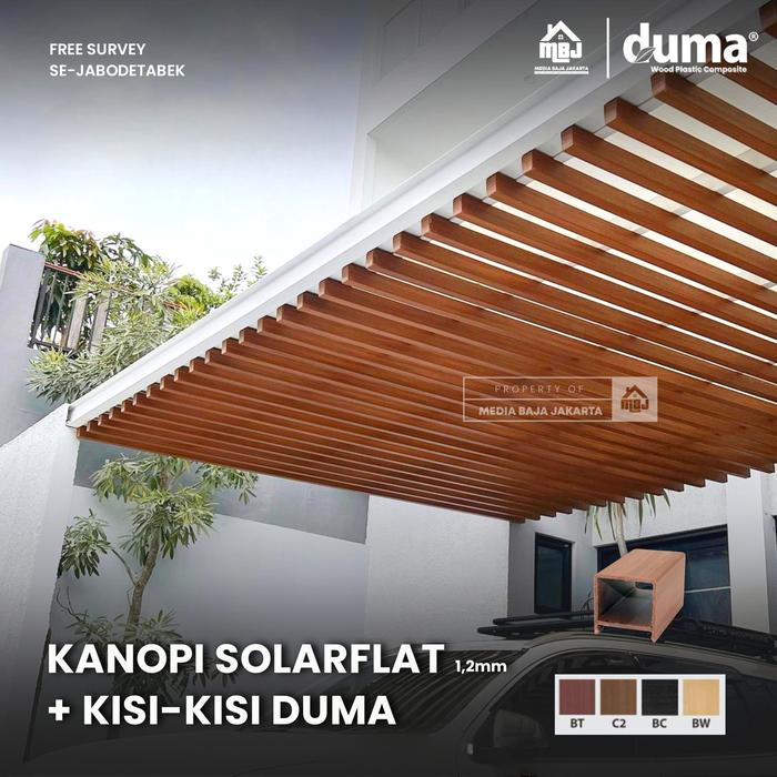 Jual Kanopi kisi-kisi duma atap Solarflat 1,2mm - Jakarta Barat - media ...