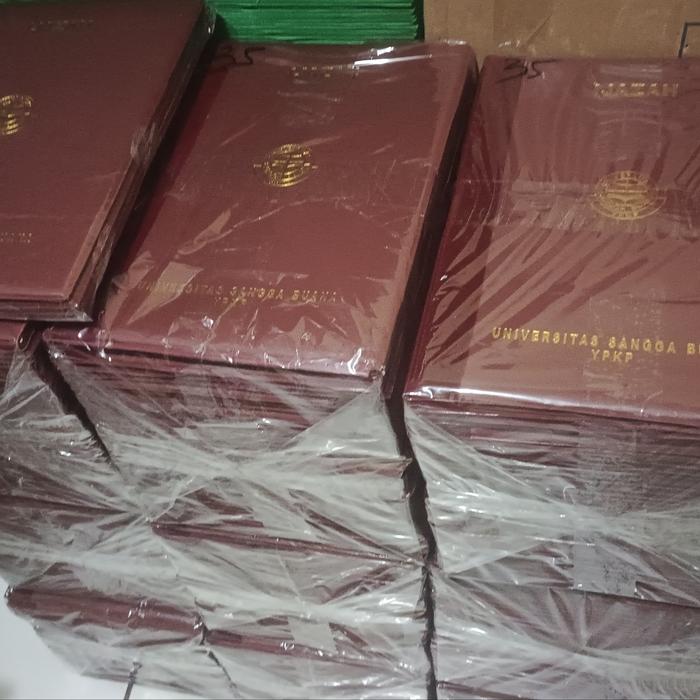 Jual map raport / map ijazah custom logo hotprint - Kab. Bandung - Guma ...