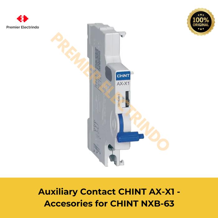 Jual Auxiliary Contact CHINT AX-X1 - Accesories for CHINT MCB NXB-63 - Kota Tangerang - PREMIER ...