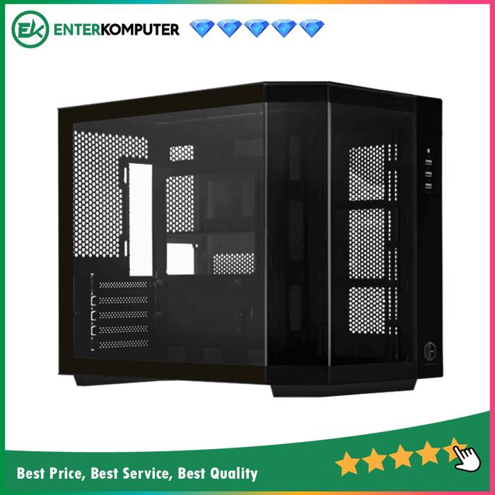 Jual Casing CUBE GAMING REGUZ BLACK - mATX Gaming Case - Left Side ...