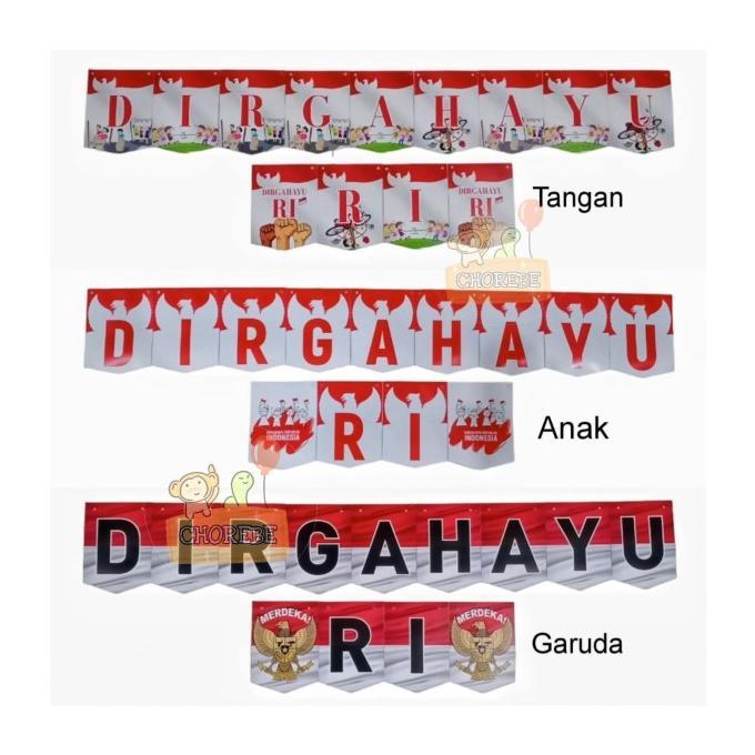 Jual Banner Flag Dekorasi Hiasan HUT RI DIRGAHAYU 17 Agustus Garuda by ...