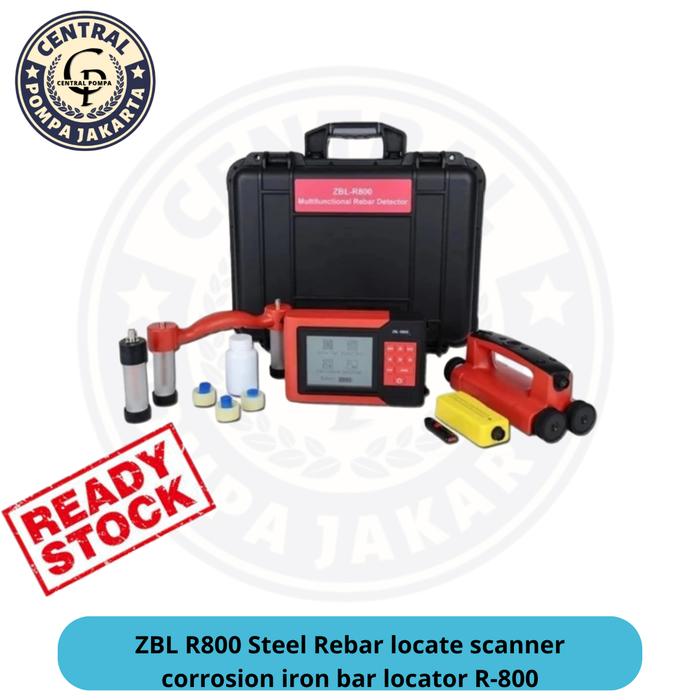 Jual ZBL R800 Steel Rebar locate scanner corrosion iron bar locator R ...