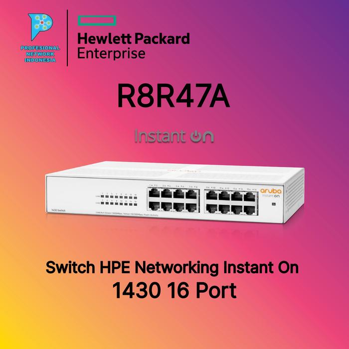 Promo HPE R8R47A Aruba Instant On 1430 16G Switch hp aruba r8r47a Cicil ...