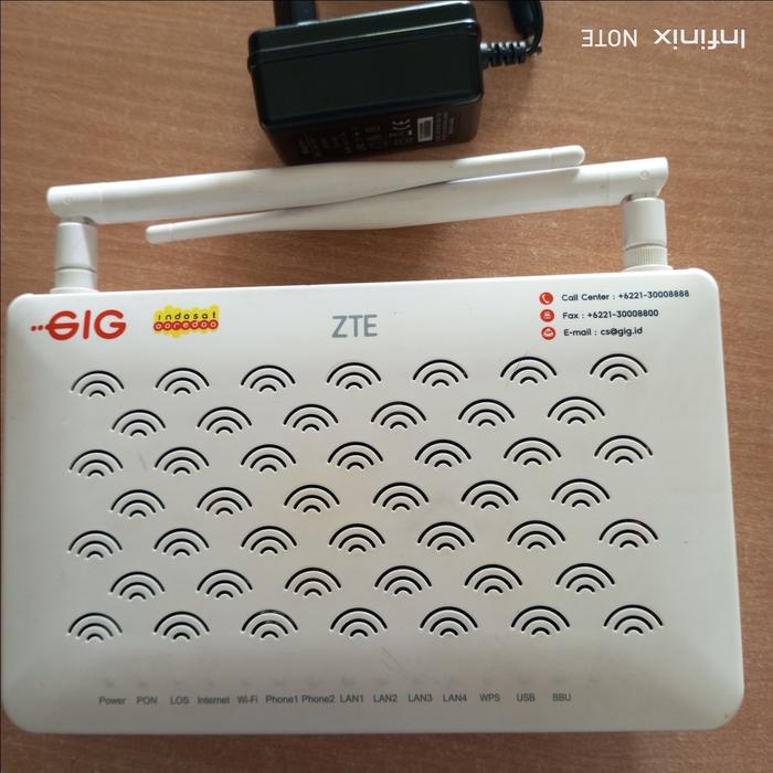 Jual MODEM GPON ONT ZTE F609 V1 + ADAPTOR (BEKAS MULUS NORMAL) - Kab ...