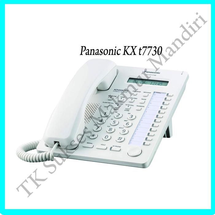 Jual pesawat telpon rumah panasonic kxt 7730 key telephone kx t7730 ...