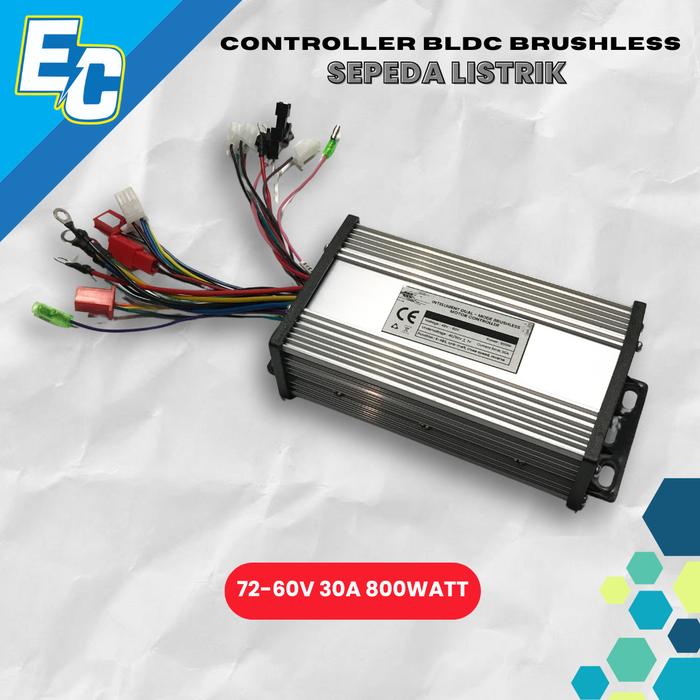 Jual Controller BLDC Brushless 60/72V 30A 800watt Sepeda Listrik - Kab ...
