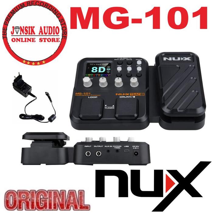 Jual Nux MG-101 Modeling Guitar Processor Efek Gitar Nux Mg101 ...