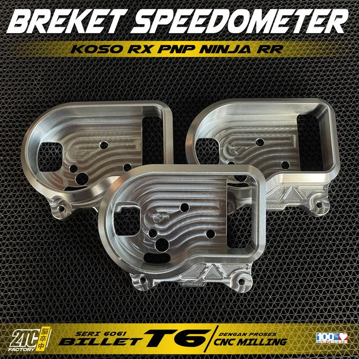 Jual BREKET SPEEDOMETER KOSO RX3 PNP NINJA RR BAHAN ALUMUNIUM BILLET T6 ...
