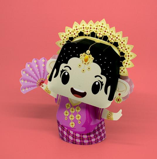 Jual Paket Papercraft diorama miniatur budaya Indonesian culture ...