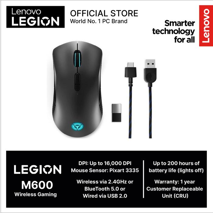 Promo Mouse Lenovo Legion M600 Wireless Gaming Cicil 0% 3x - Jakarta Pusat - Lenovo Legion ...