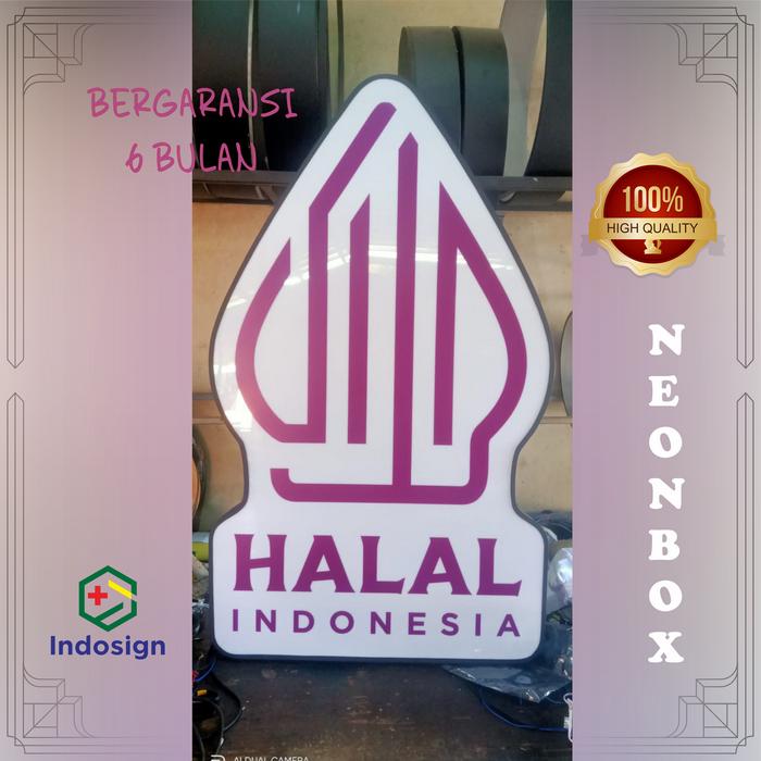 Jual Neon Box Logo Halal untuk Branding - Jakarta Timur - indosign ...