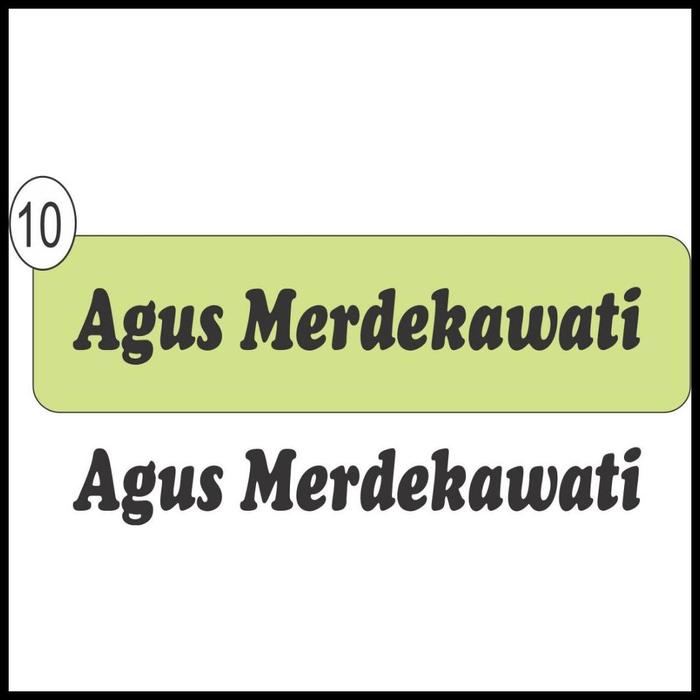 Jual READY SABLON STIKER SETRIKA LABEL NAMA/CUSTOM LABEL NAMA UNTUK ...