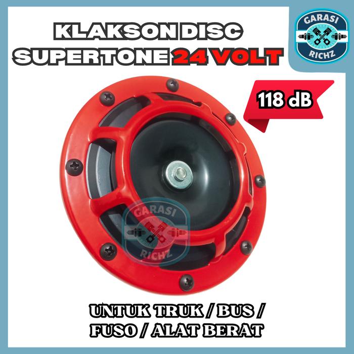 Jual KLAKSON DISC SUPERTONE SINGLE 24 VOLT KLAKSON PIPIH SUPER TONE ...