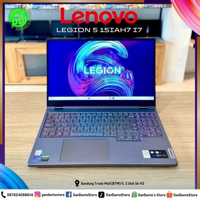 Jual Lenovo Legion 5 15IAH7 Gen 12 i7 RTX 3050 Ti 16GB 512GB RTX 3050TI ...
