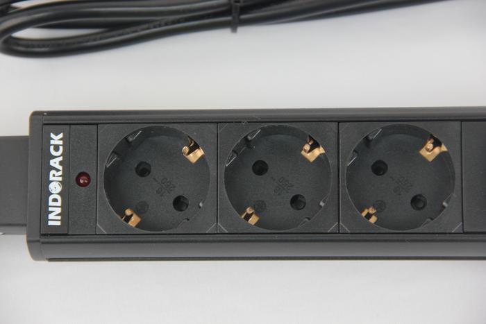 Jual PDU Power Socket Indorack P03 PDU 3 Outlet Germany Series with ...