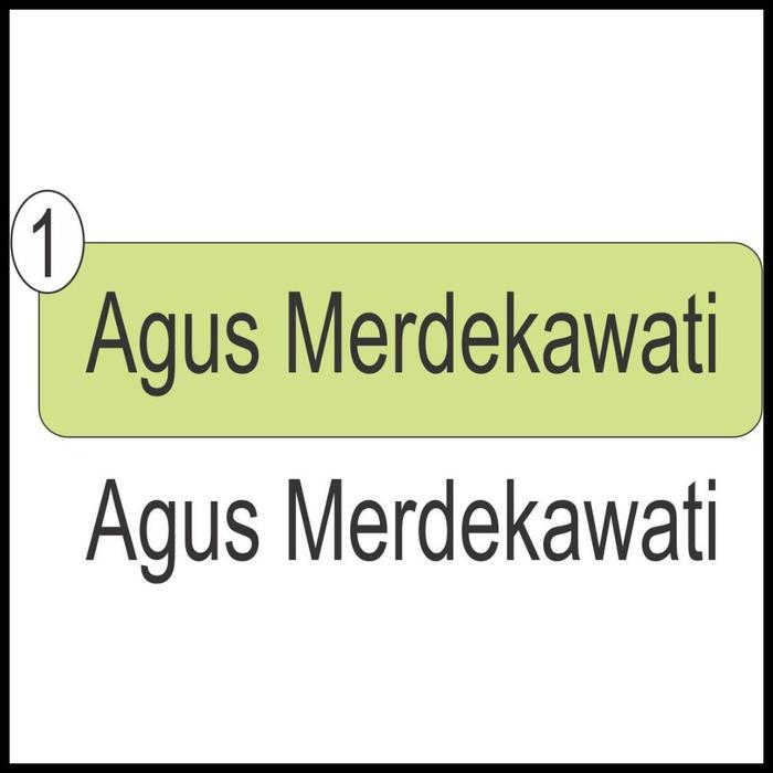 Jual READY SABLON STIKER SETRIKA LABEL NAMA/CUSTOM LABEL NAMA UNTUK ...