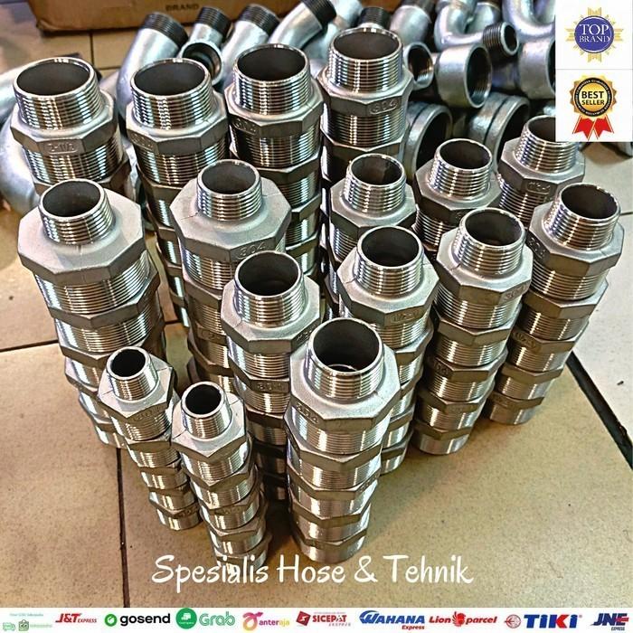 Jual DOUBLE NEPEL REDUCER 1 X 3/4 INCHI STAINLESS STEEL CLASS 150 ...