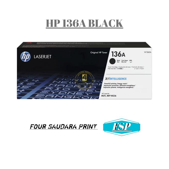 Jual HP 136A Black Original Laserjet Toner Cartridge (W1360A) - Jakarta ...